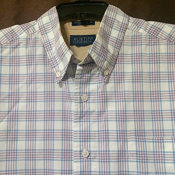 Austin Clothing Co. | Shirts | Austin Clothing Company Blue Pink White ...